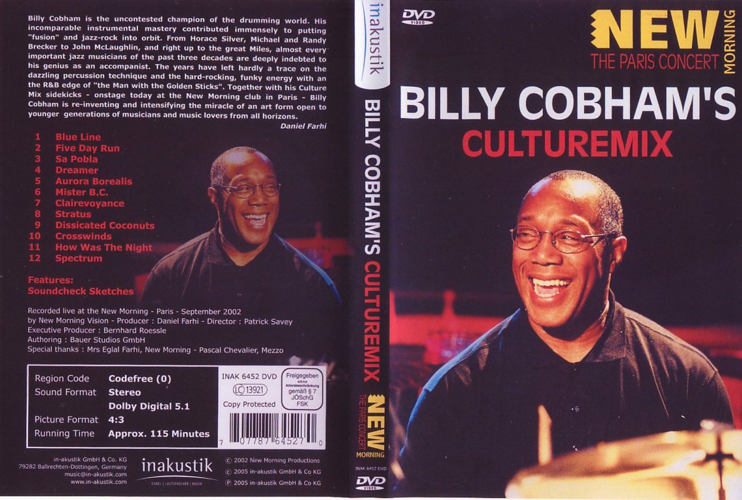 Billy Cobham Culturemix : Front | DVD Covers | Cover Century | Over 1. ...